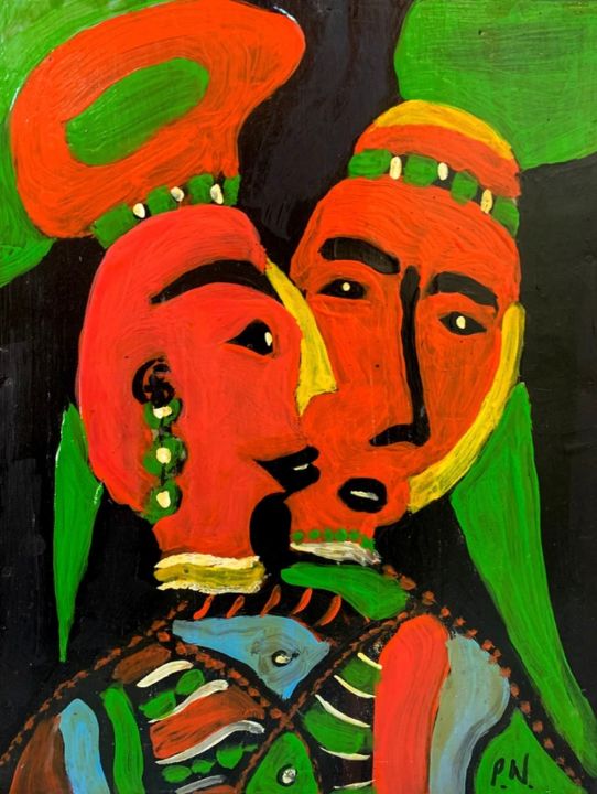 Masquerade Ball - Peter Wright Art - Paintings & Prints, Abstract ...