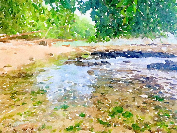 Costa Rica Beach artcode WP8 - Peter Wright Art - Paintings & Prints ...