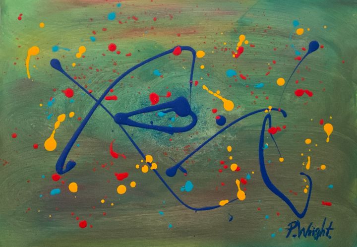 Cosmic Mysteries - Peter Wright Art - Paintings & Prints, Abstract ...