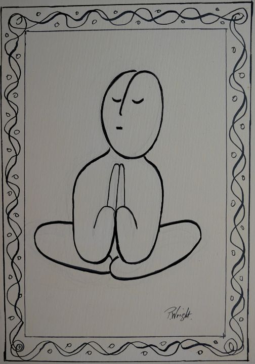 Peaceful meditation - Peter Wright Art - Paintings & Prints, Abstract ...