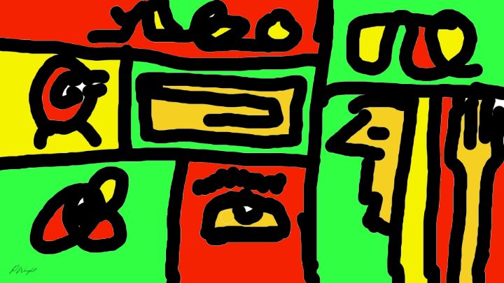 Through my eyes - Peter Wright Art - Digital Art, Abstract, Color - ArtPal