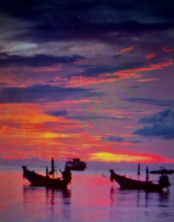 Sealife and sunsets - Peter Wright Art - Digital Art & AI, Landscapes ...