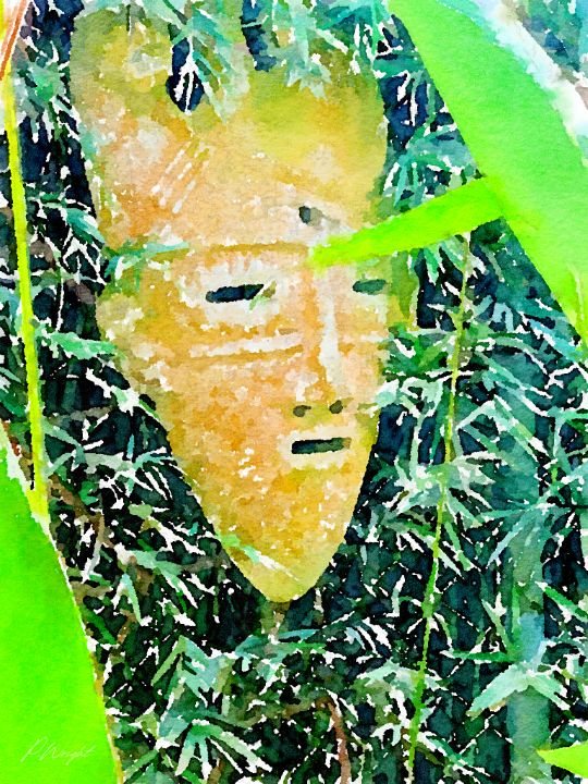 The green sharman - Peter Wright Art - Digital Art & AI, Landscapes ...