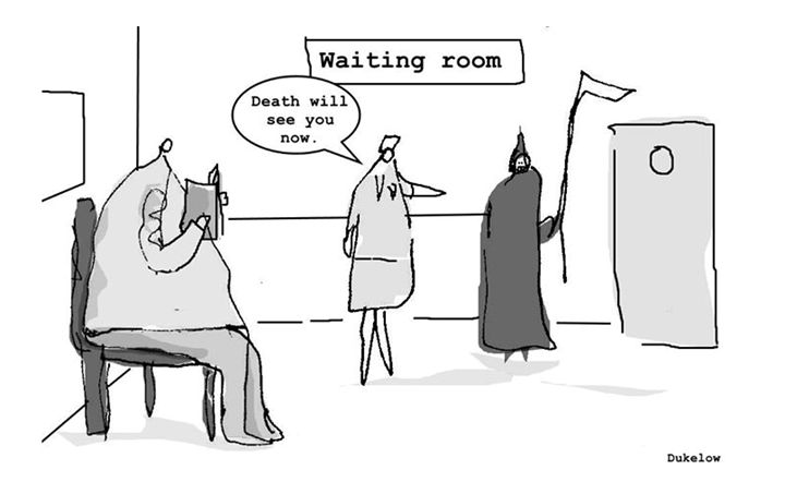 Death - Colin Dukelow - Drawings & Illustration, Humor & Satire, Jokes ...