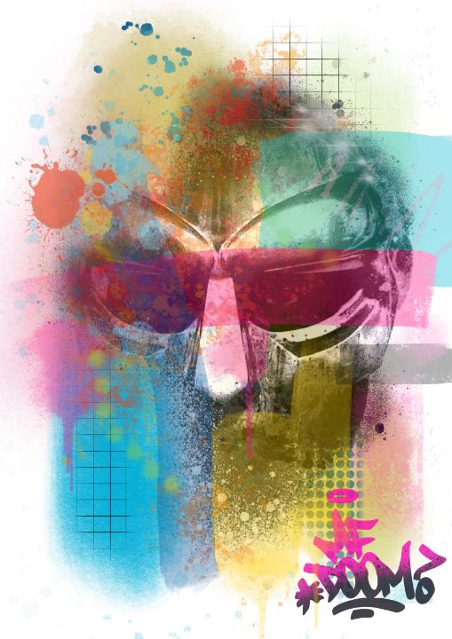 MF DOOM graffiti - Nohone - Paintings & Prints, People & Figures ...