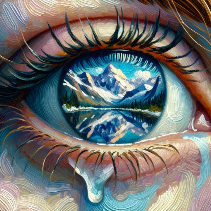 Van Goho's snowy mountains - A world of art - Drawings & Illustration ...