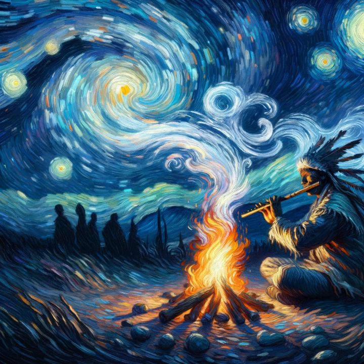 Van Gogh's The Sacred Fire - A world of art - Paintings & Prints ...