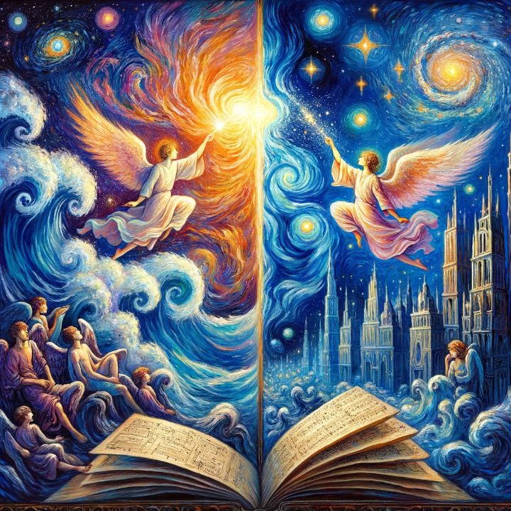 Van Gogh's The Two Angels. - A world of art - Drawings & Illustration ...