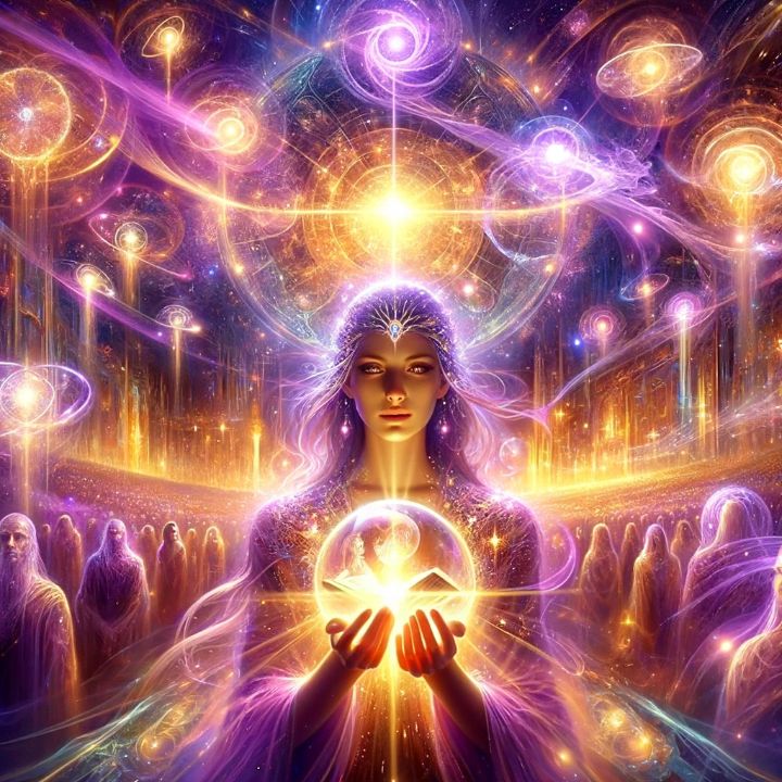 Light Beings Swarm - A world of art - Drawings & Illustration, Fantasy ...