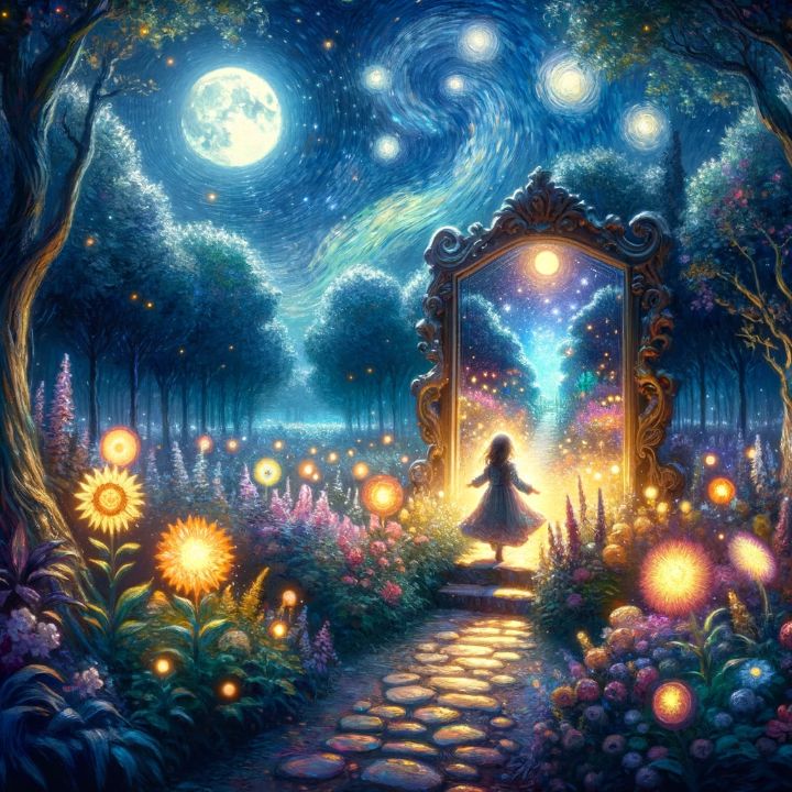 Van Gogh's Child stepping through - A world of art - Drawings ...