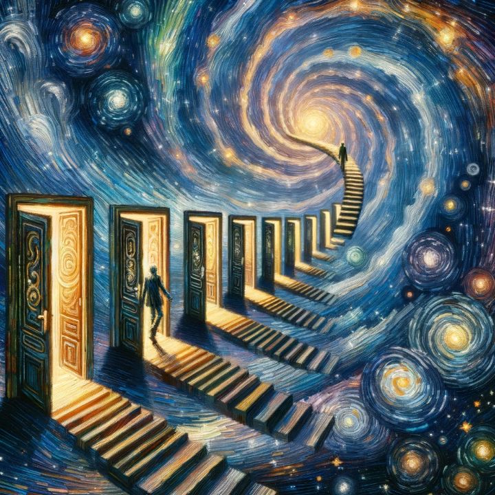 Van Gogh's Infinite Doors - A world of art - Drawings & Illustration ...