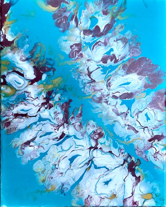 Rubans de fleurs - Cadence of color - Paintings & Prints, Abstract ...