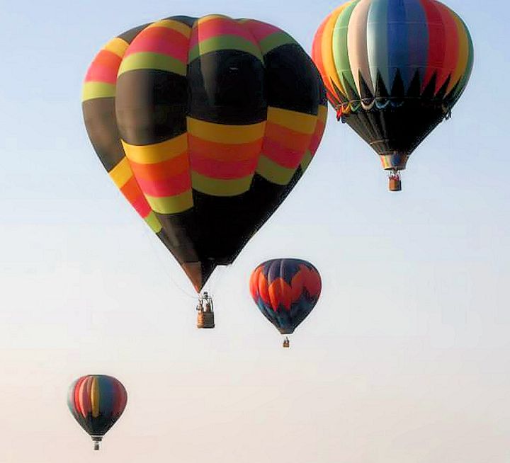 Colorful Balloons in Flight Colorado - Jan Campbell Fine Art ...
