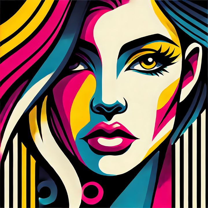 Color Rush: The Face of Modern Art - Enigma Art Emporium - Digital Art ...