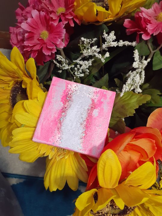 cotton candy abstract mini canvas - Punisherdecalshop - Paintings ...