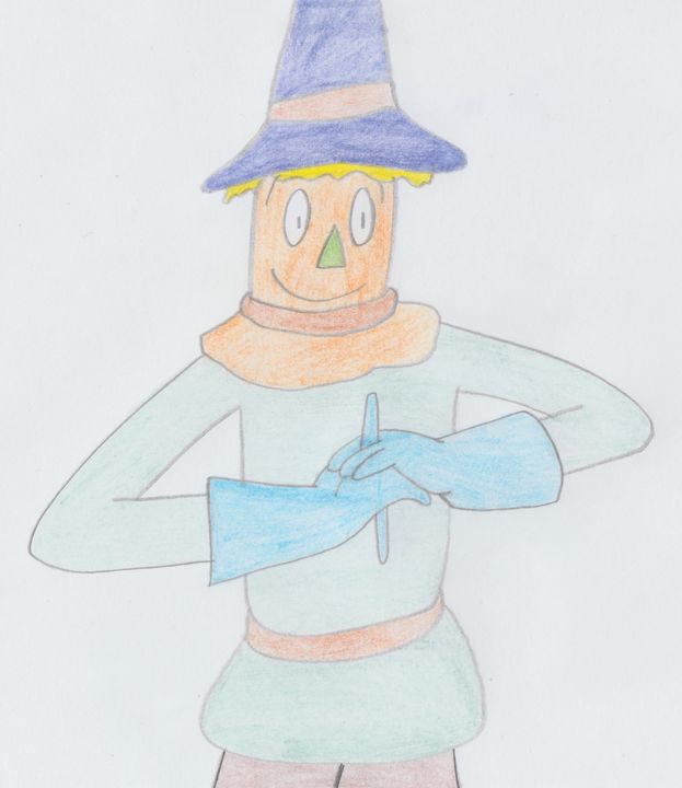 The Scarecrow Doing the Nocky Nooker - Rene Astle - Drawings ...
