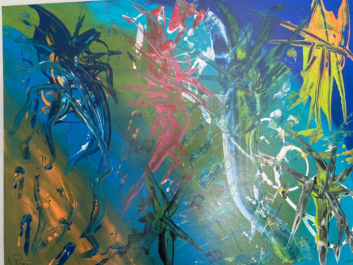 Cuban Attitude Abstract Art - Paintings & Prints