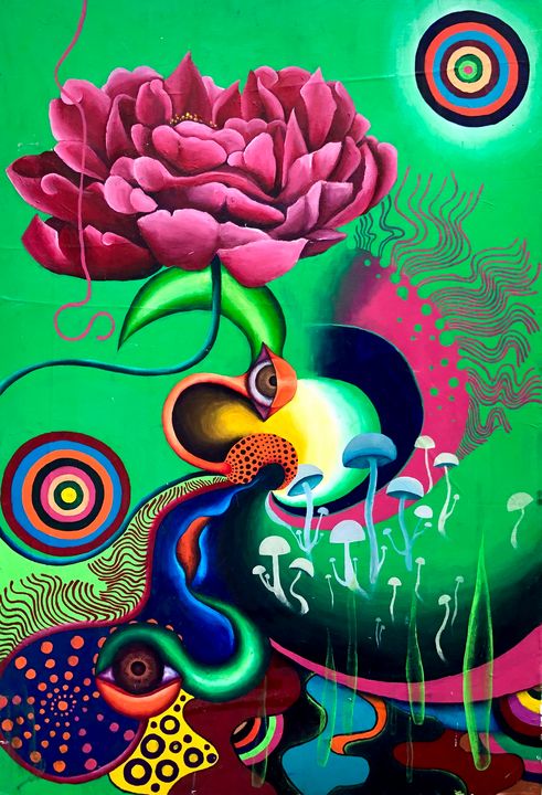 Raunimamuyu - aune - Paintings & Prints, Abstract, Color - ArtPal