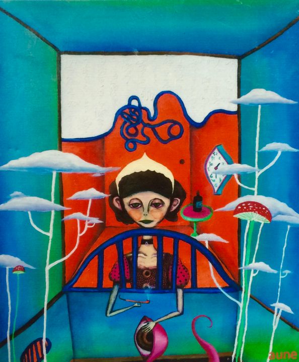 Romest Pierre - aune - Paintings & Prints, Abstract, Color - ArtPal