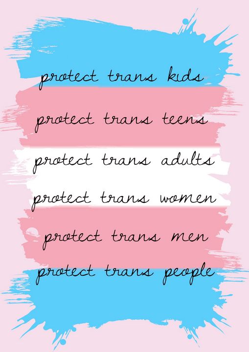 LGBTQ+ Transgender rights print - batnat - Paintings & Prints, People ...