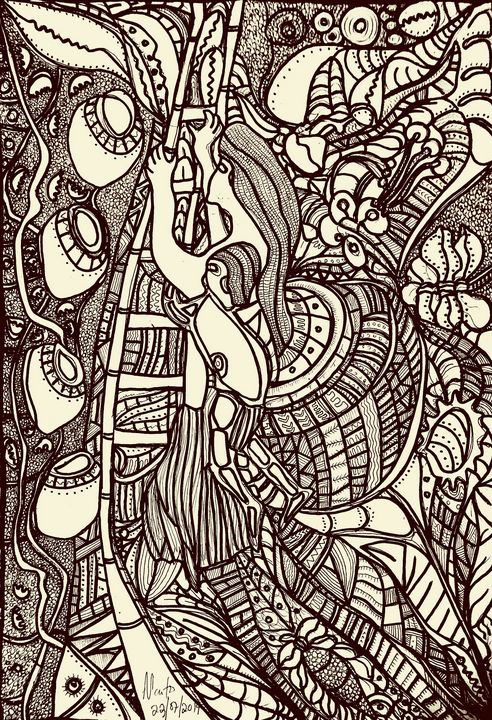 Honpain the Woman from the Stars - Nativearts Papua New Guinea ...