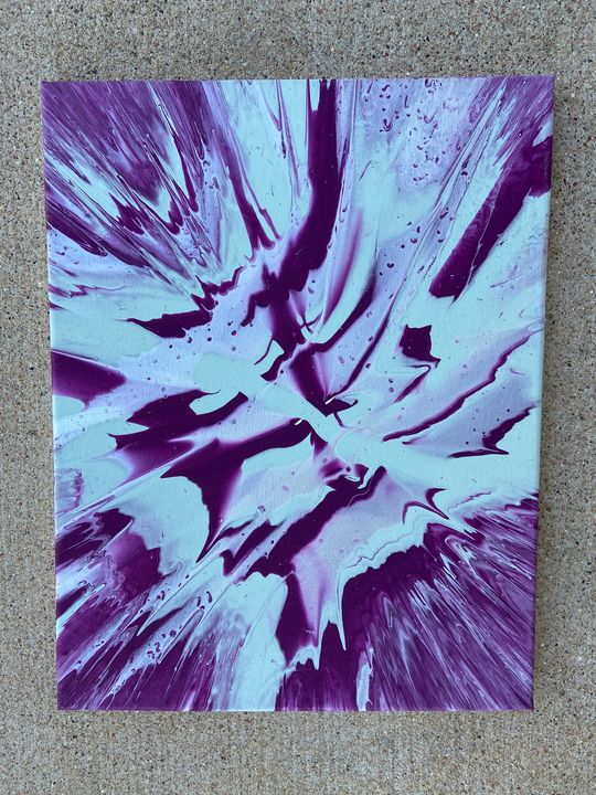 Plum Pearl - Southern Spin - Paintings & Prints, Abstract, Color - ArtPal