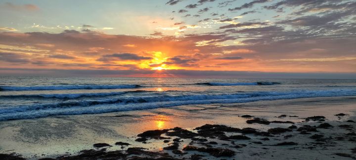 La jolla sunset - Fluidity by Kassandra - Photography, Landscapes ...