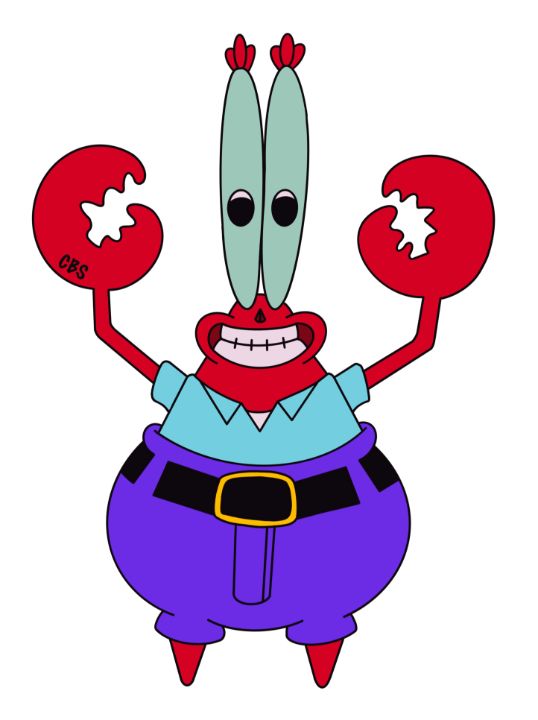 Mr Crab - Christine's Artwork - Digital Art & AI, Entertainment ...