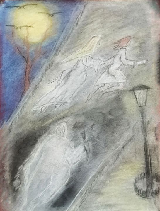 ghost - Olga Kudryavskaya - Paintings & Prints, Fantasy & Mythology ...