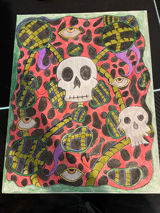 Darkness - John rutherford - Drawings & Illustration, Abstract, Other ...