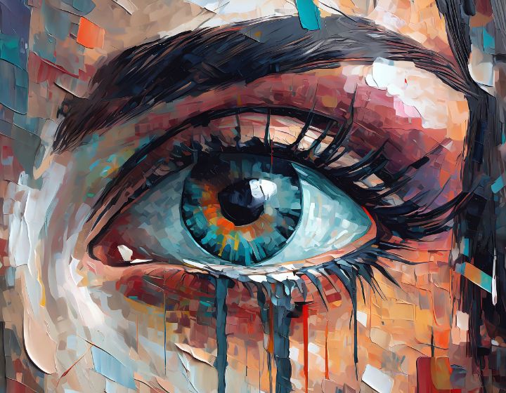 Fractured Gaze - pixel2art - Digital Art, Abstract, Fractal - ArtPal