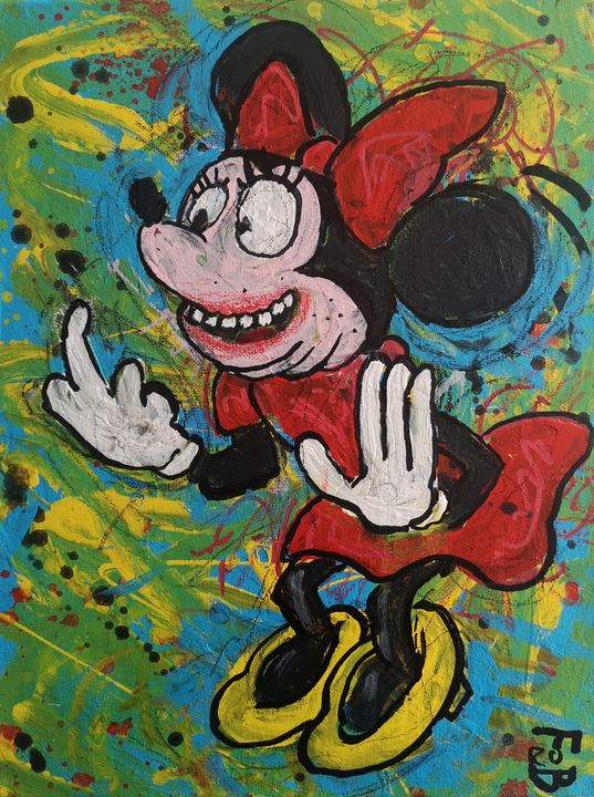 Minnie come - FroB - Paintings & Prints, Childrens Art, Disney - ArtPal
