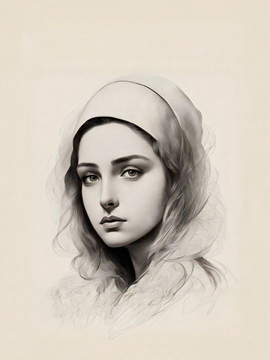 Inge - Encore Art - Digital Art & AI, People & Figures, Portraits ...