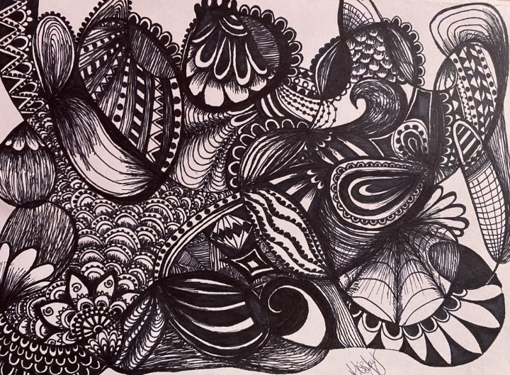 Zentangle - Karissa Juntunen - Drawings & Illustration, Abstract, Other ...