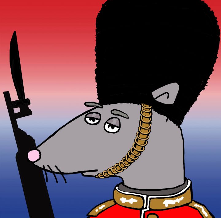 Rats in Turtlenecks British Guard - SEAN KEVIN GAFFNEY - Drawings ...