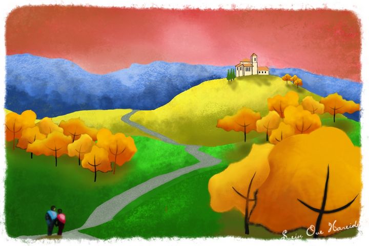 Spanish Landscape 9 - HareideArt - Paintings & Prints, Landscapes ...