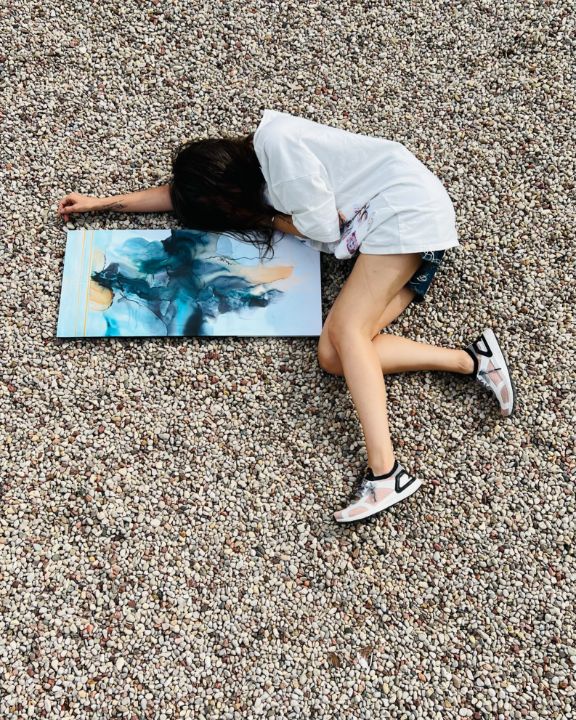 Smoke Vibes - Maria Pranka - Paintings & Prints, Abstract, Other ...