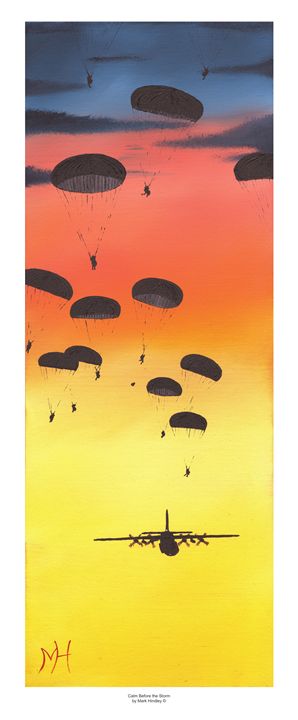 Calm Before The Storm - Airborne Art - Paintings & Prints, Politics ...
