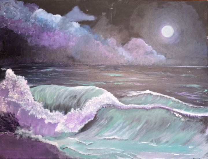 Jeweled Waters - Bridget Ellen - Paintings & Prints, Landscapes ...