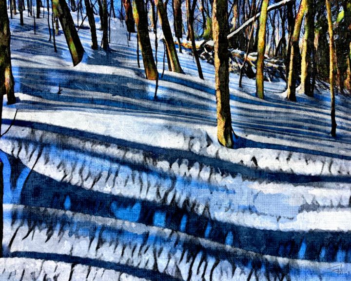 Winter Hike - Jennifer Lynn Steele - Canadian Artist - Paintings ...