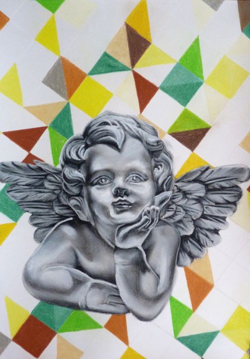 Herubin's wings - DkPastelart - Drawings & Illustration, Abstract ...