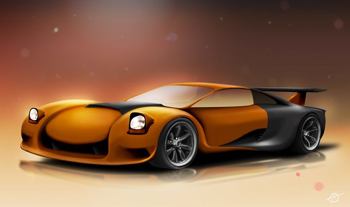 Derp Car - Etch - Digital Art & AI, Vehicles & Transportation ...