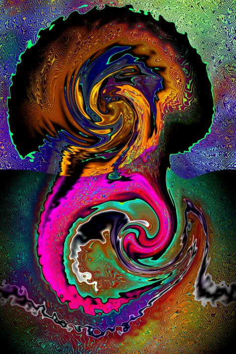 ` Submerge To The Calm ` - Gordon Stead - Digital Art, Abstract, Other ...