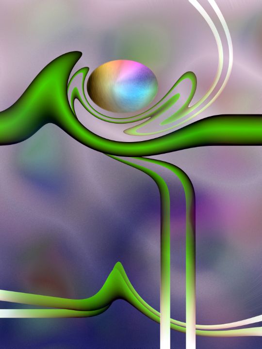 ` A Cocktail Of The Green ` - Gordon Stead - Digital Art, Abstract ...