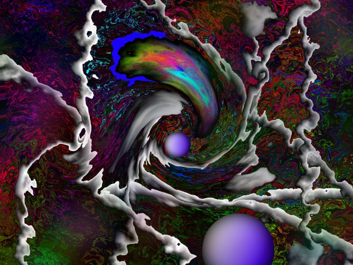 ` Ectoplasmic Release ` - Gordon Stead - Digital Art & AI, Abstract ...