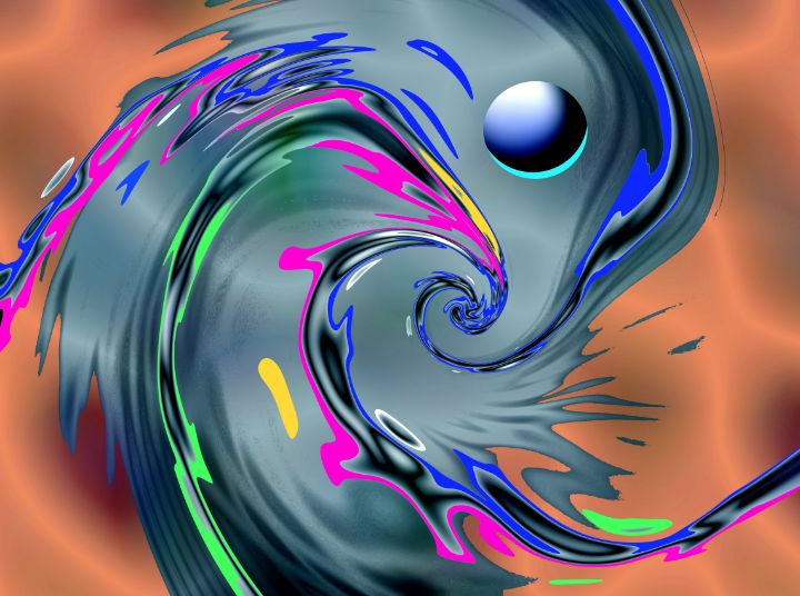 ` Stir It Up ` - Gordon Stead - Digital Art & AI, Abstract, Other ...