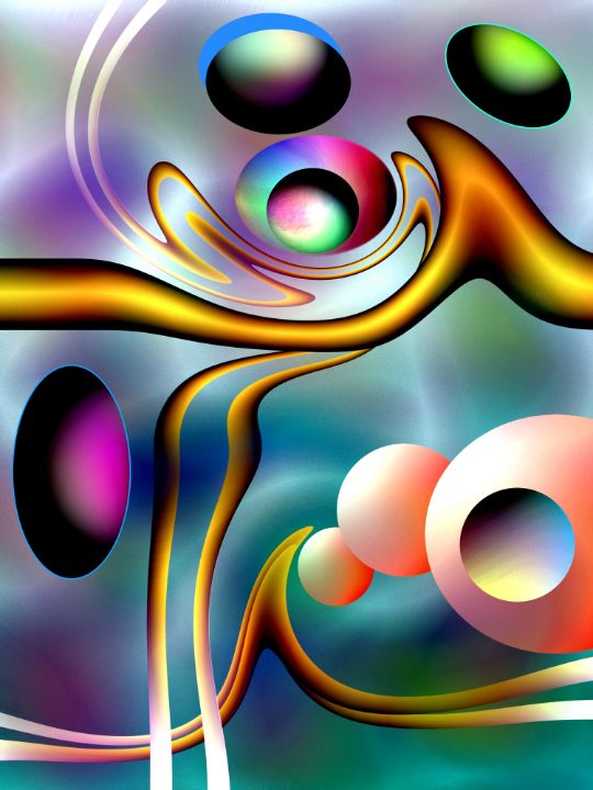 ` A Funfair Memory ` - Gordon Stead - Digital Art & AI, Abstract, Other ...