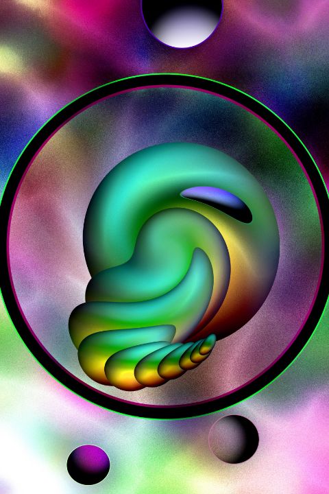 ` Parrot Snake ` - Gordon Stead - Digital Art & AI, Abstract, Other ...