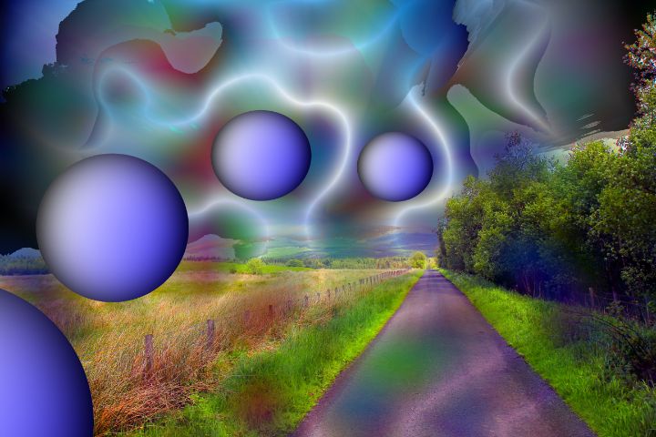 ` Down The Lysergic Path ` - Gordon Stead - Digital Art & AI, Abstract ...