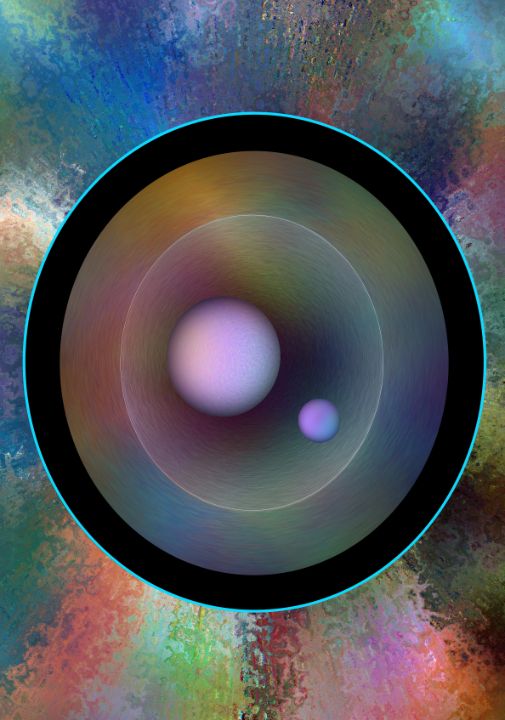 ` Little Orbiter ` - Gordon Stead - Digital Art, Abstract, Other ...